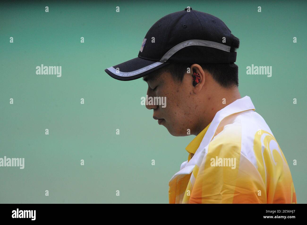 Pang Wei of China during the men's 10m Air Pistol Final of the XXIX ...