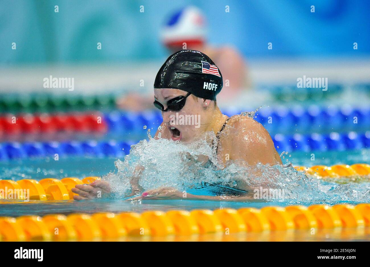 USA's Katie Hoff wins the bronze medal in the women's 400m individual ...