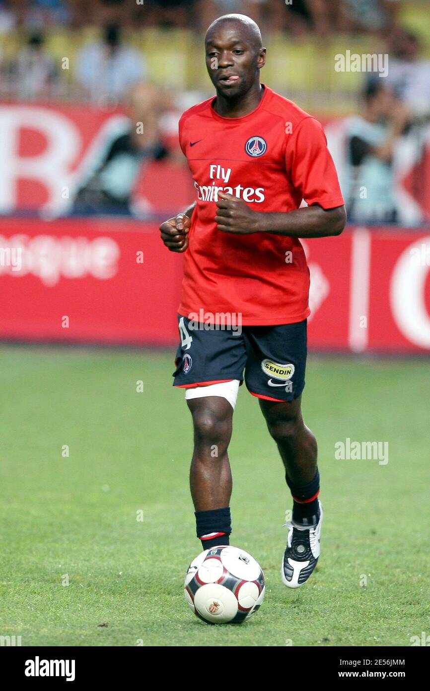 PSG's captain Claude Makelele during the match Monaco vs Paris Saint ...