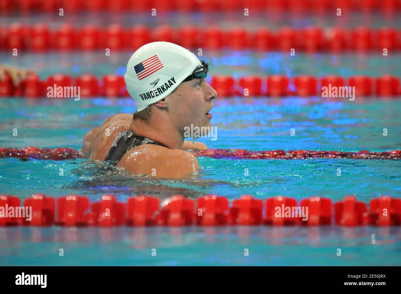 USA's Peter Vanderkaay competes on men's 200 meters freestyle during ...
