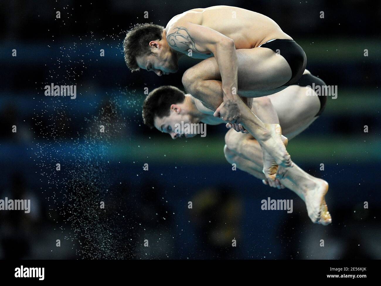 Germany's PAtrick Hausding and Sascha Klein wins the bronze medal on ...