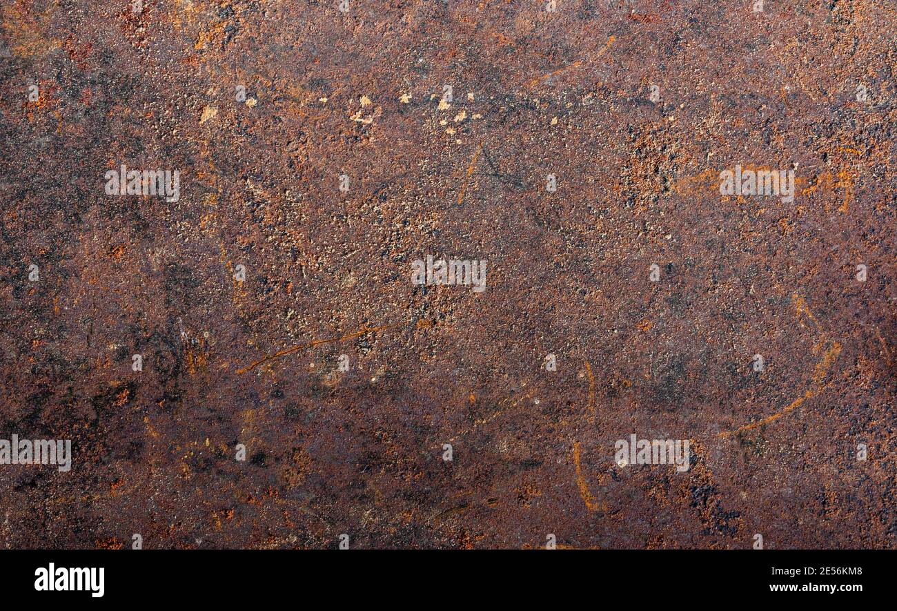 Photo of a rusty old metal texture with dark red tone rust Stock Photo ...