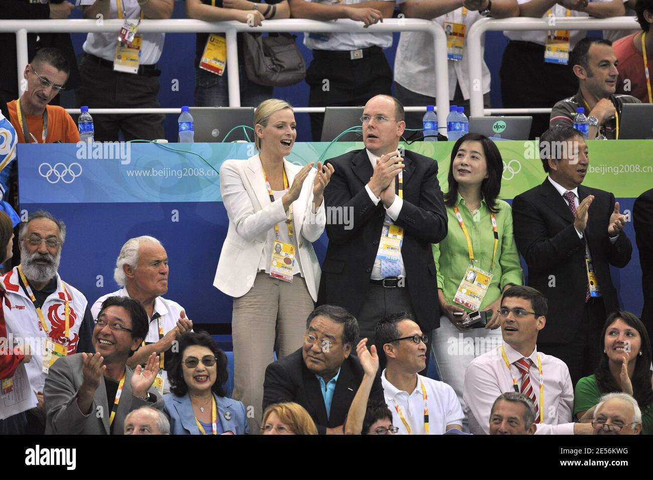 HSH Prince Albert II of Monaco and Charlene Wittstock attend the ...