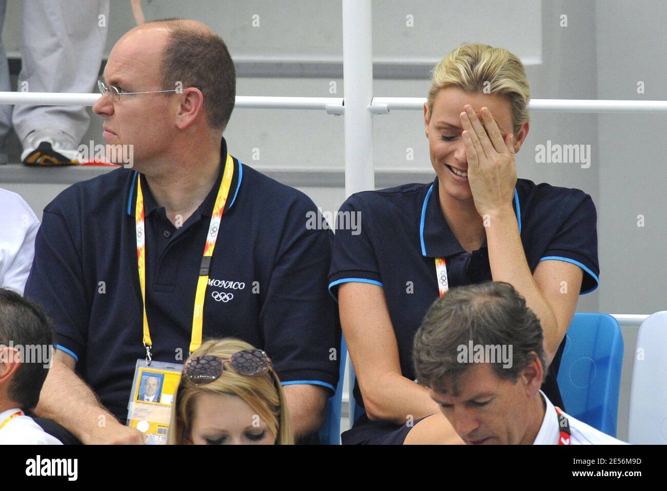 HSH Prince Albert II of Monaco and Charlene Wittstock attend the ...