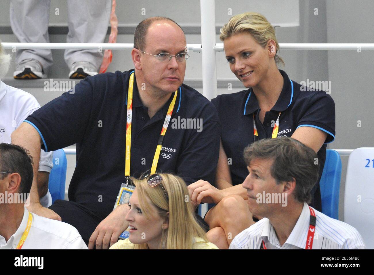 HSH Prince Albert II of Monaco and Charlene Wittstock attend the ...