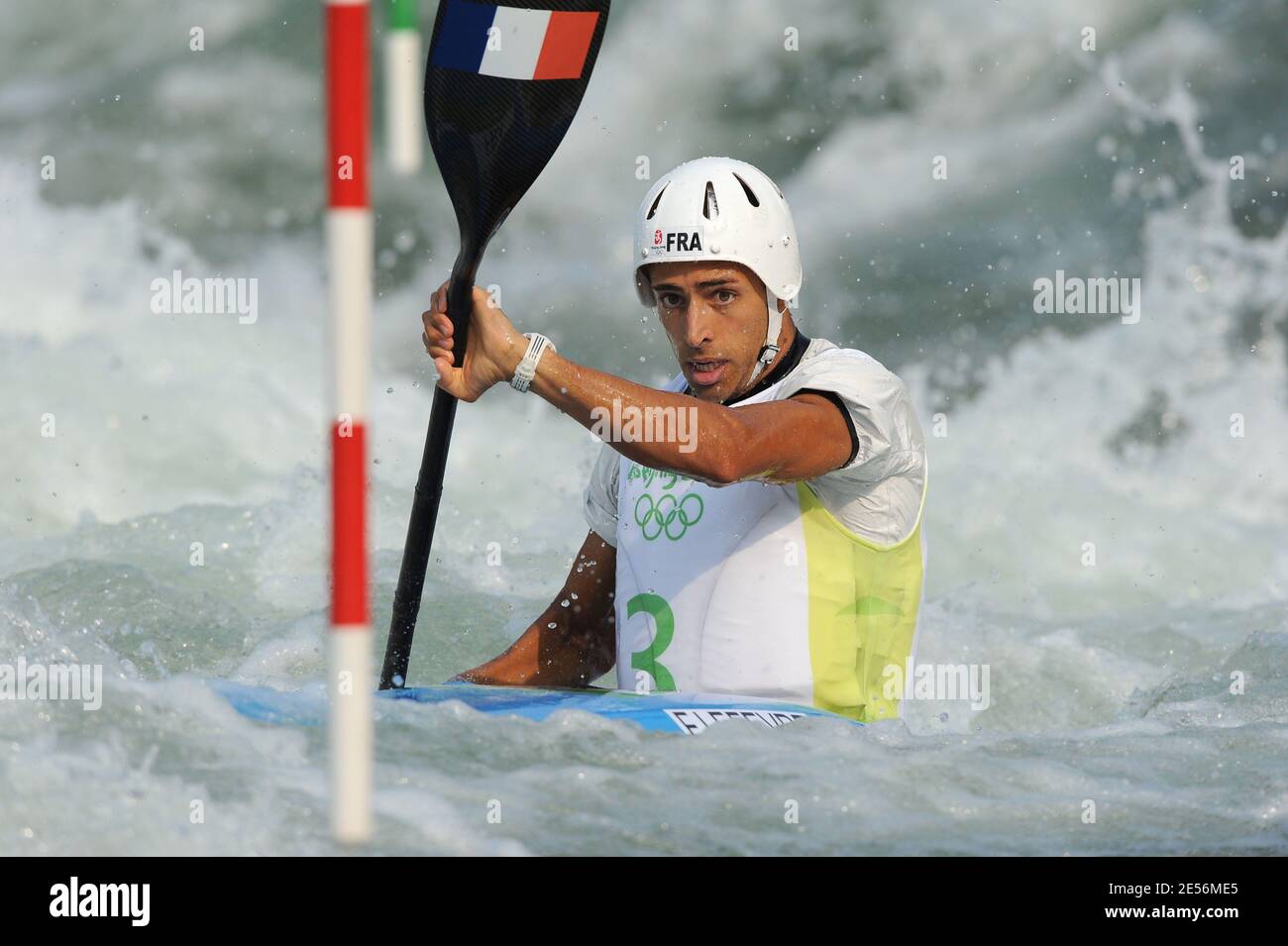 Fabien Lefevre of France competes in the Kayak (K1) Men's Final held of ...