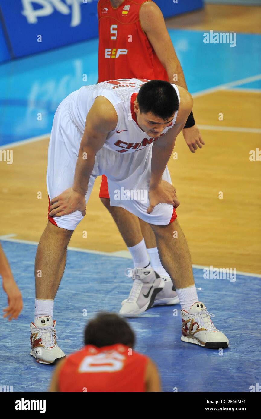 China's Yao Ming during their Group B men's basket ball game day 4 of ...