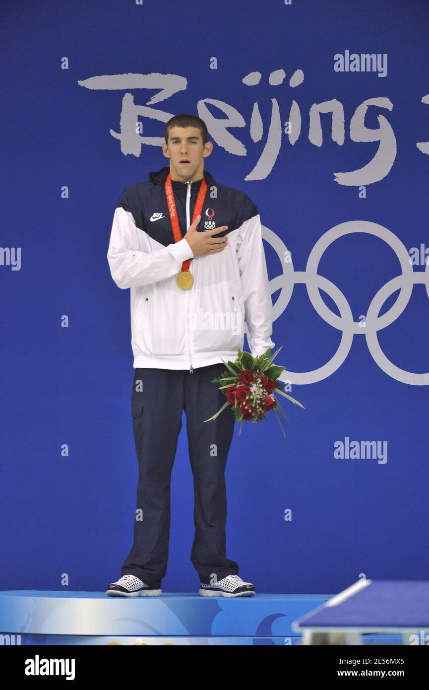 Michael phelps medailles 2008 hi-res stock photography and images - Alamy