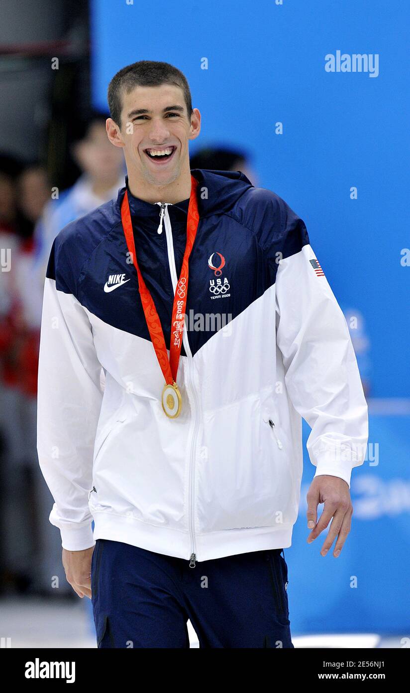Michael phelps medailles 2008 hi-res stock photography and images - Alamy