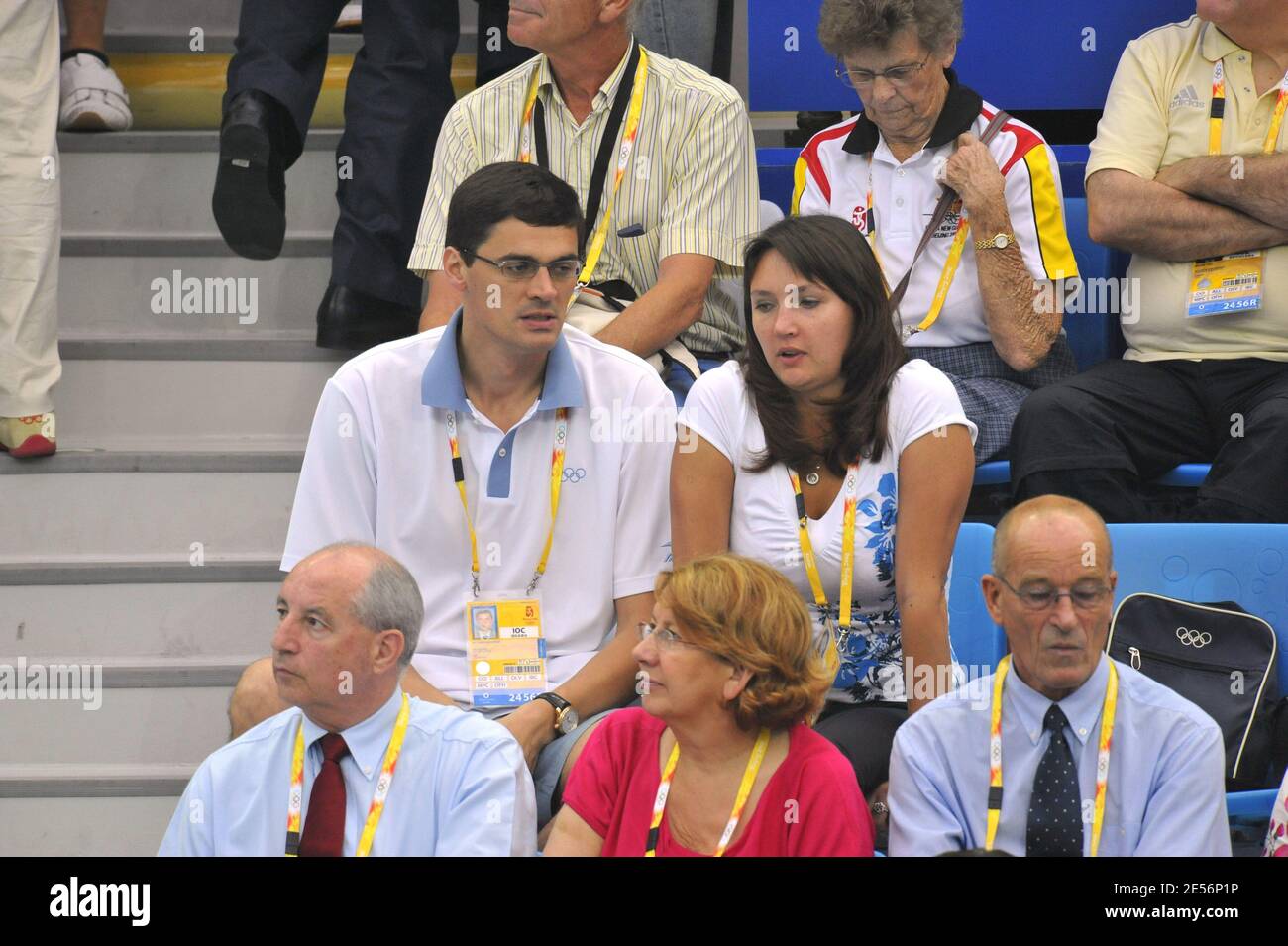 Russian double Olympic swimming champion Alexander Popov attends the ...