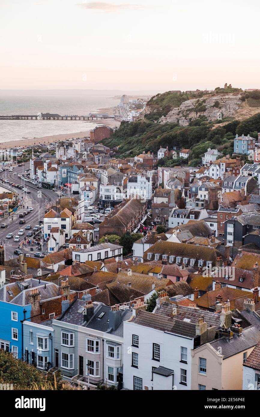 Old hastings harbour hi-res stock photography and images - Alamy
