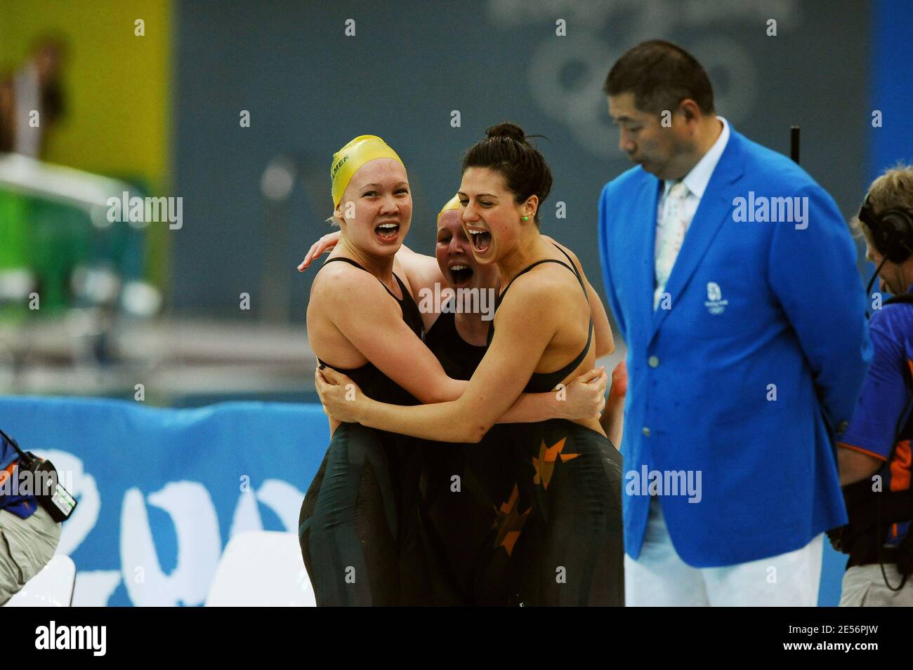 Stephanie Rice, Bronte Barratt,Kylie Palmer and Linda Mackenzie of ...
