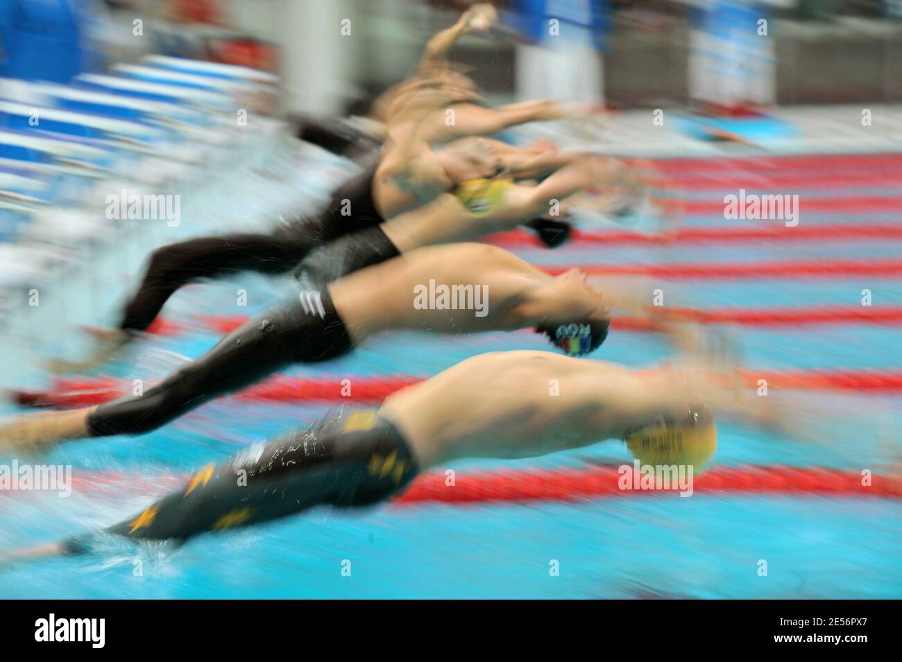 200 meters backstroke during the Beijing Olympic Games Day 7 at the ...