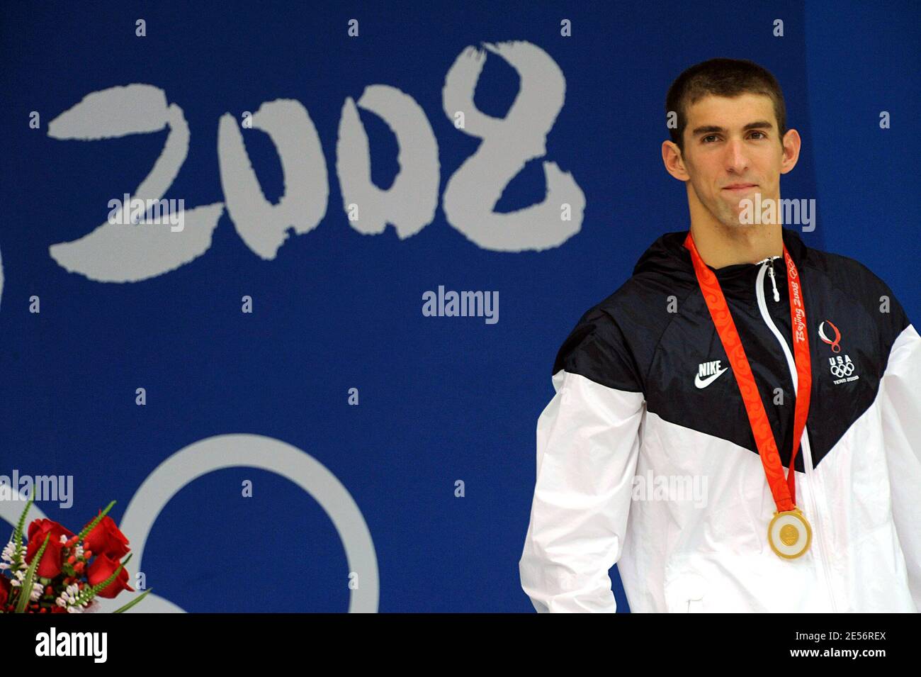 Michael phelps medailles 2008 hi-res stock photography and images - Alamy