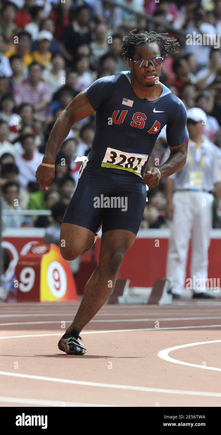 USA's Athlete Walter Dix Walter during the first round heats of the men ...