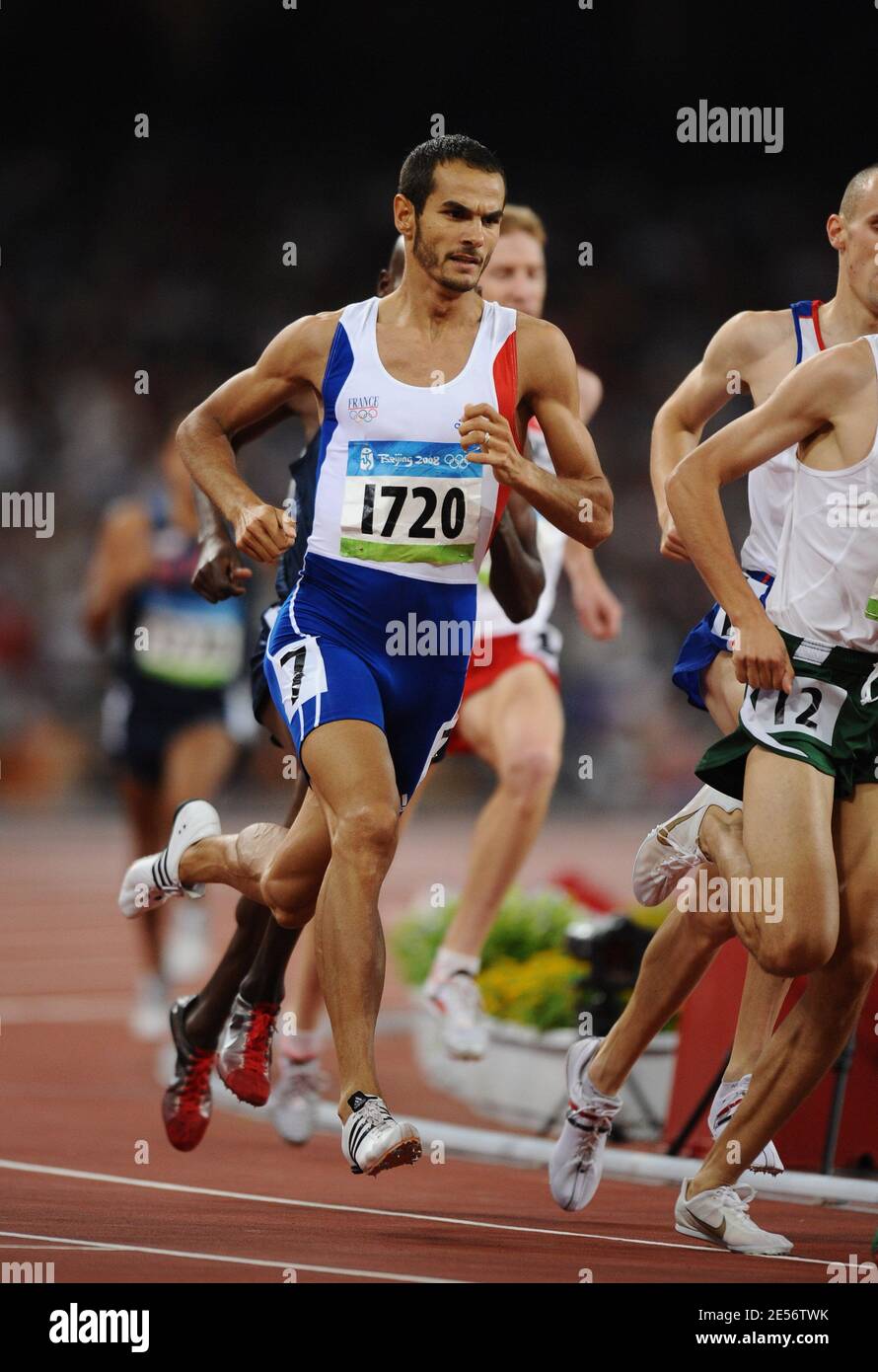 Mehdi Baala of France performs during the 1500m semi-final at the ...