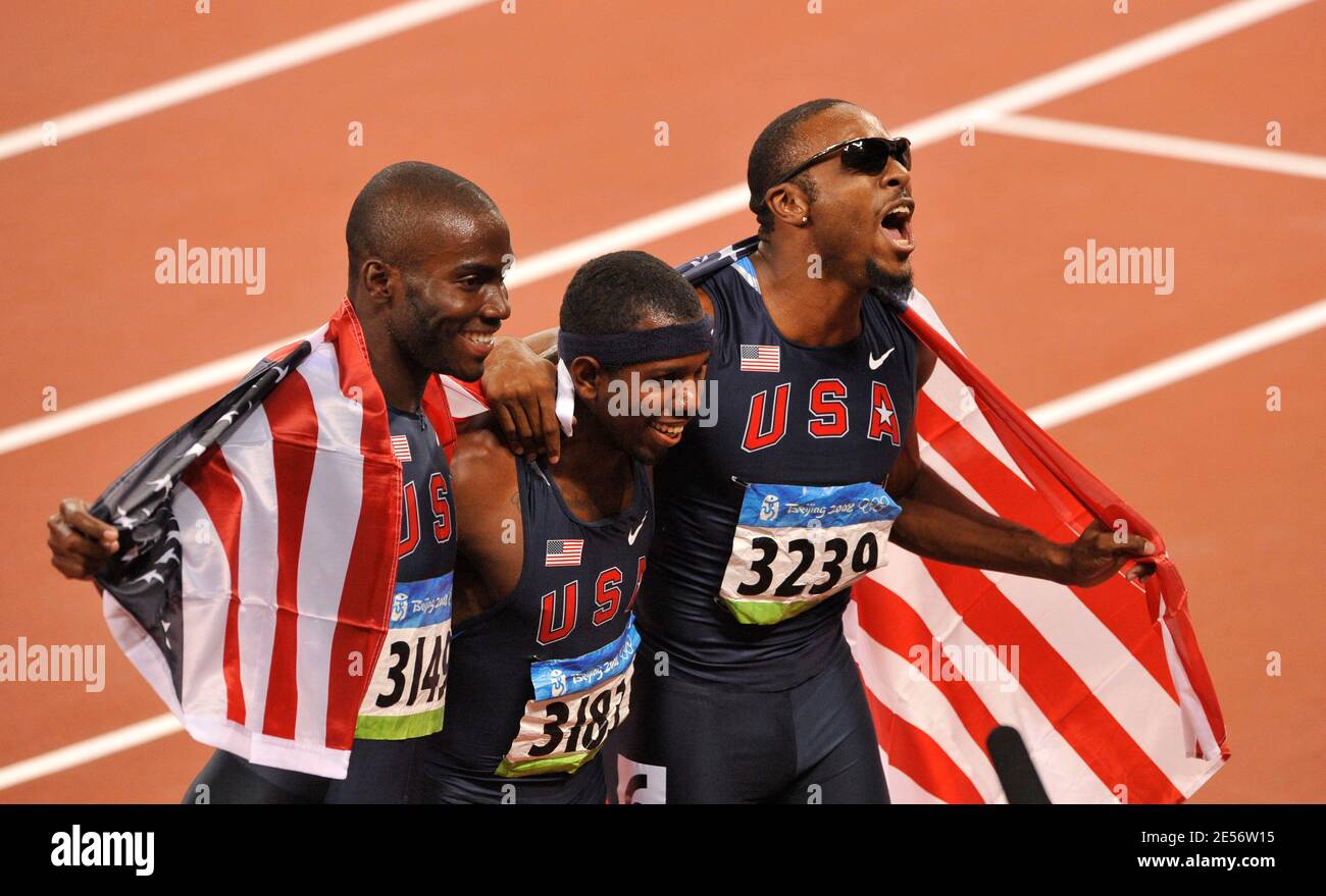 Winner is Angelo Taylor and the two other medals went to Bershawn ...