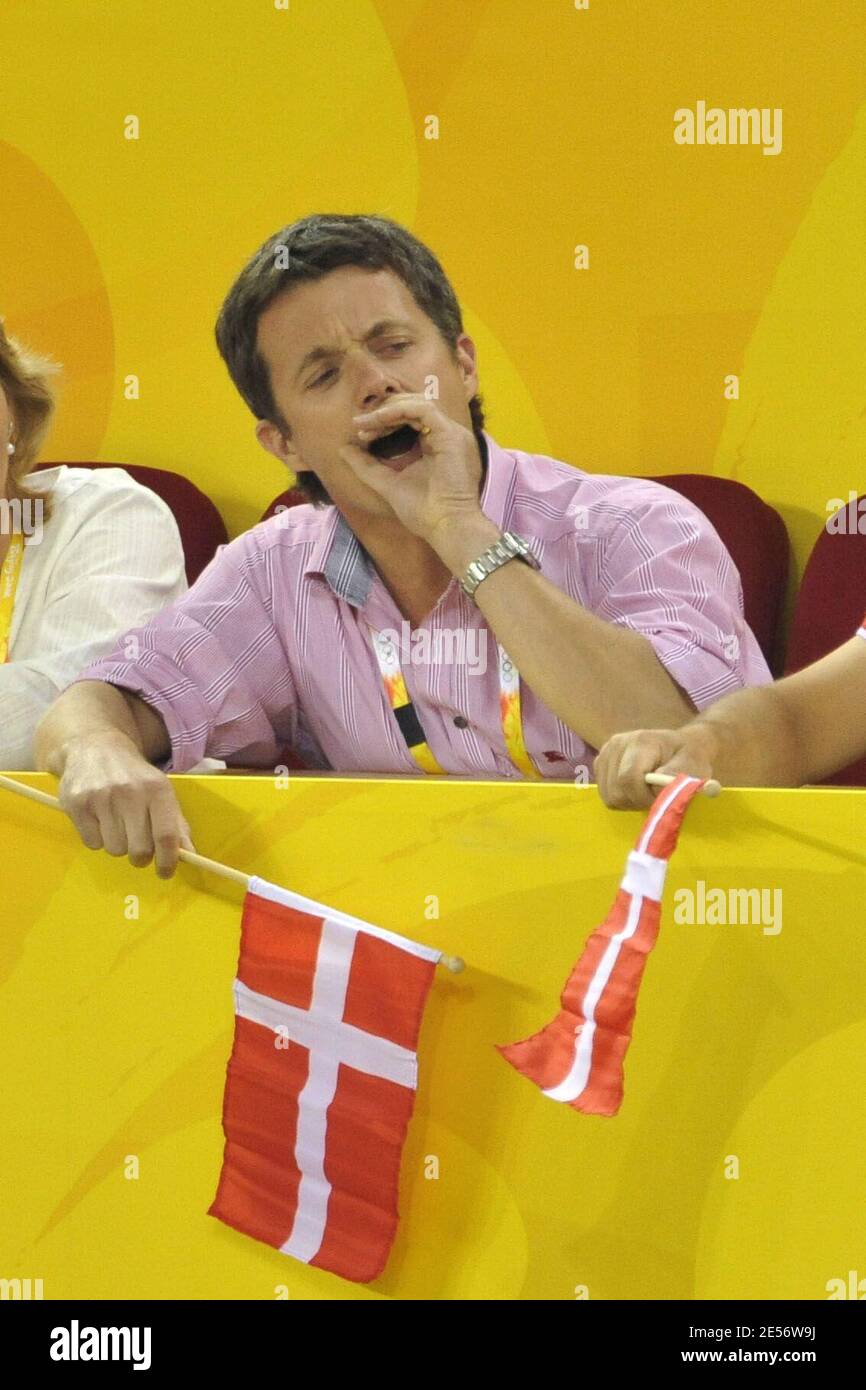 The Danish Crown Prince Frederik attends the men's sprint during the ...