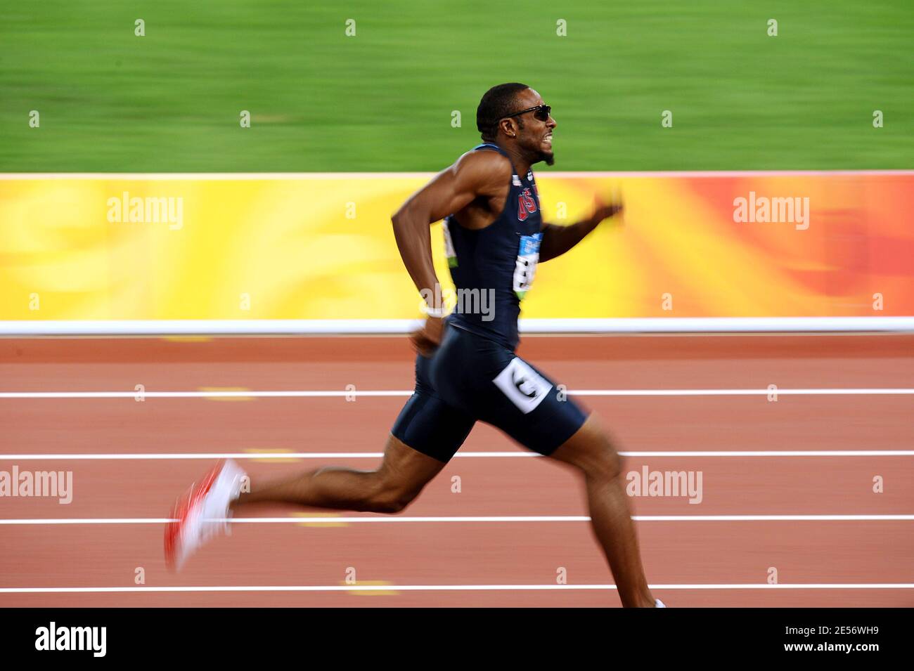 Angelo Taylor of the United States (Gold medal) during the Men's 400m ...