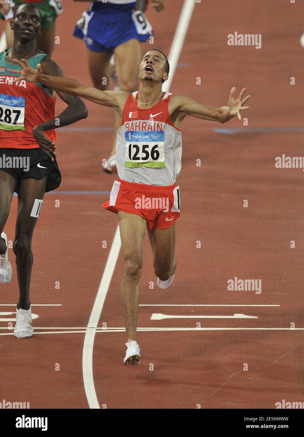 Bahrain's Rashid Ramzi wins the Men's 1500m Final of the 2008 Beijing ...