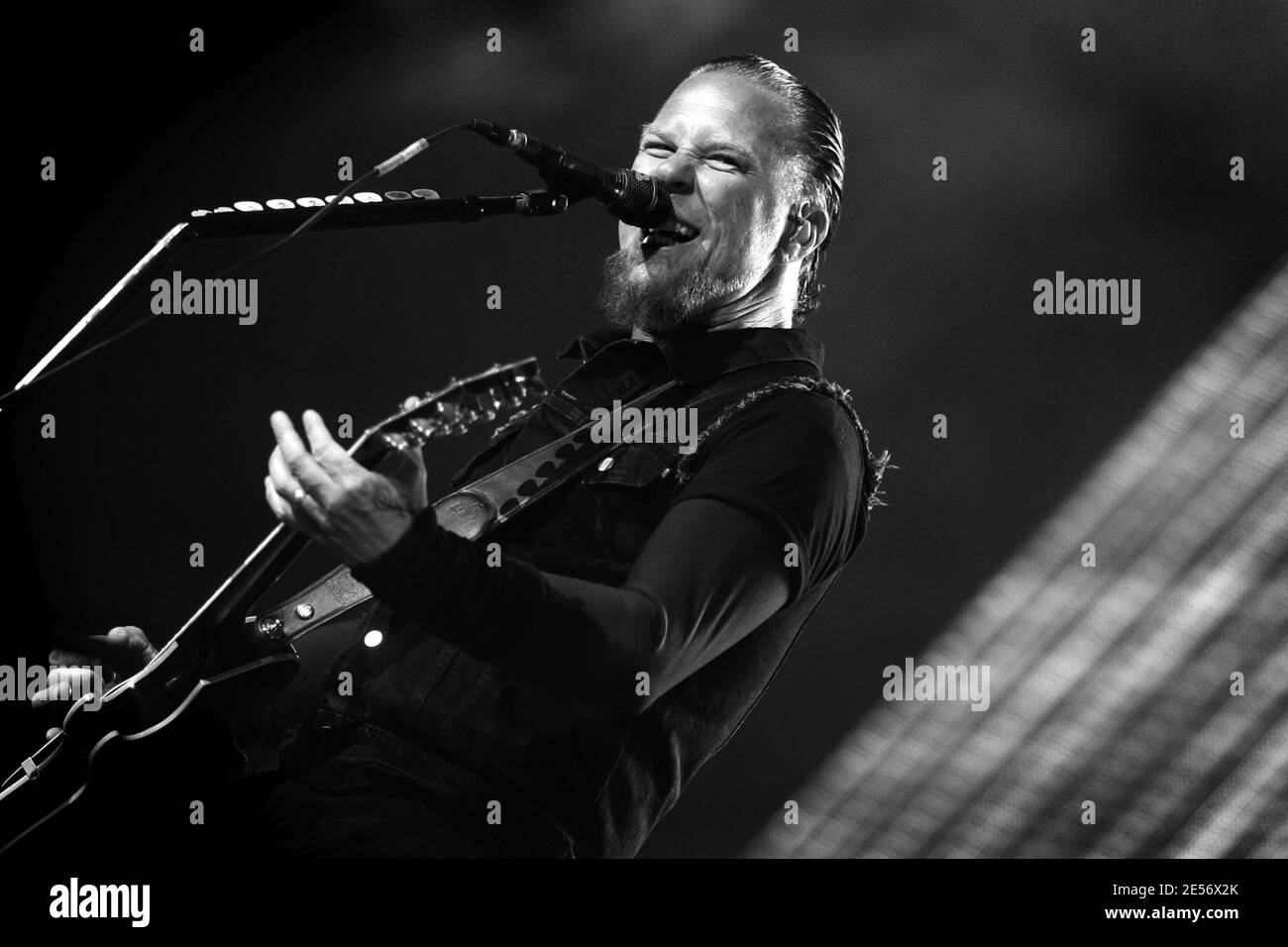 Heavy metal band Black and White Stock Photos & Images - Alamy