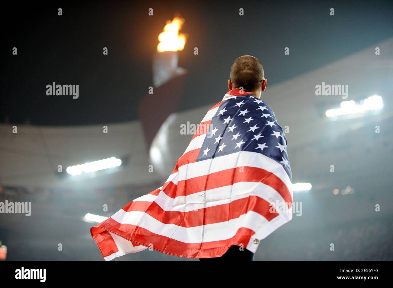 USA's Jeremy Wariner competes and won the silver medal the men's 400m ...