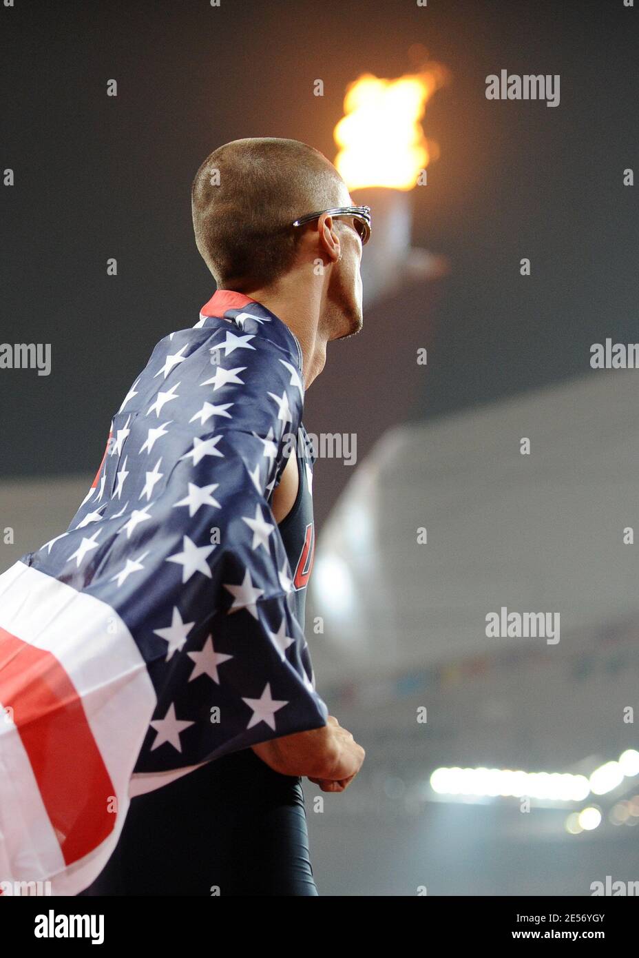 USA's Jeremy Wariner competes and won the silver medal the men's 400m ...