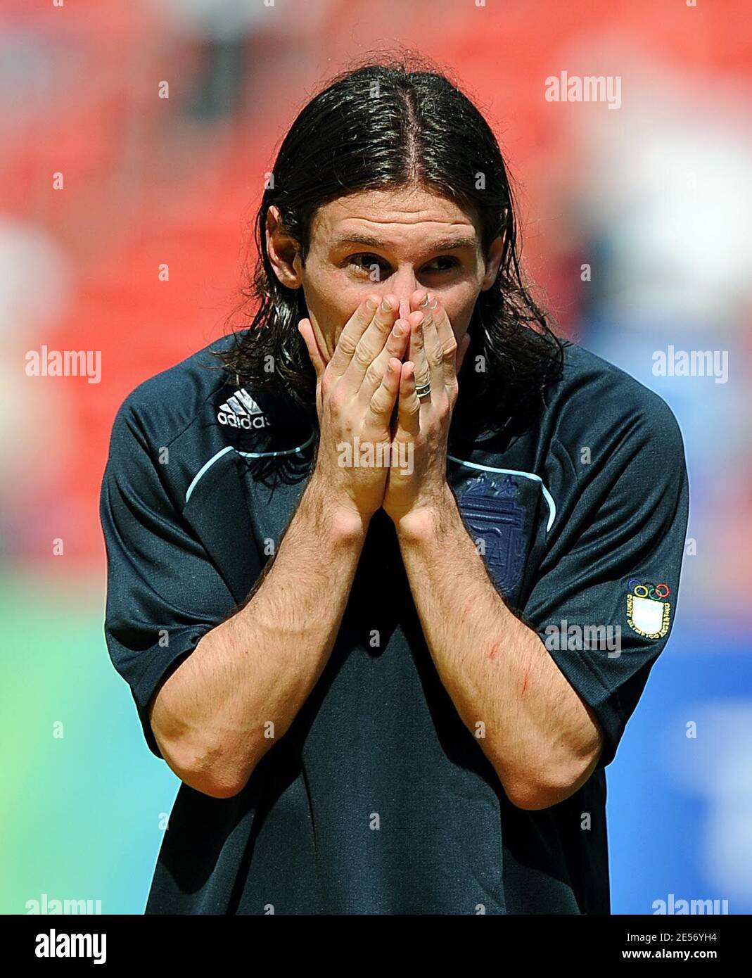 Lionel messi 2008 olympic soccer hi-res stock photography and images ...