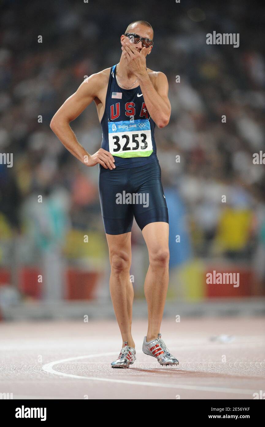 USA's Jeremy Wariner competes and won the silver medal the men's 400m ...