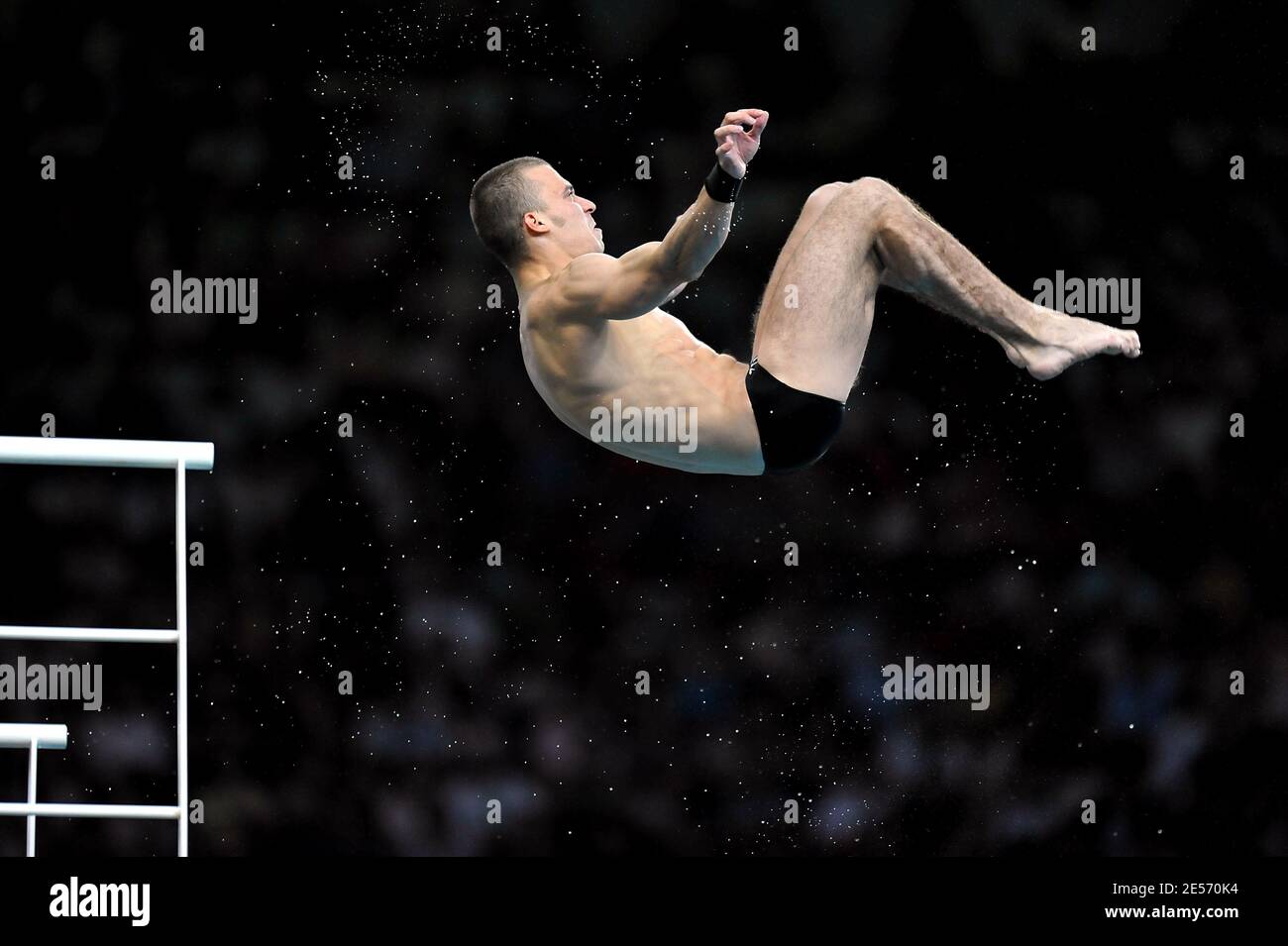 Russia's Gleb Galperin wins the bronze medal on men's 10 meters diving ...