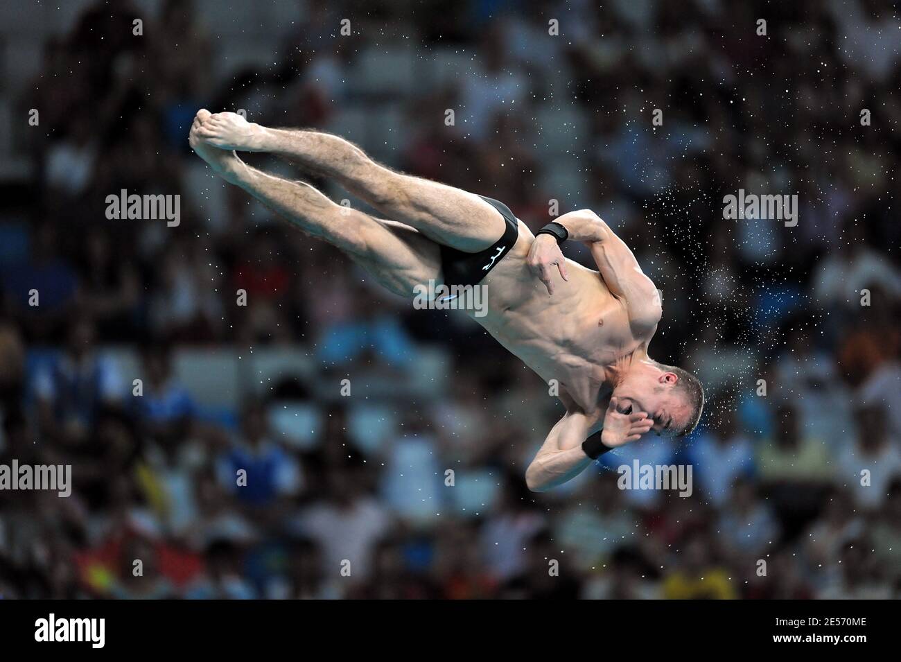 Russia's Gleb Galperin wins the bronze medal on men's 10 meters diving ...