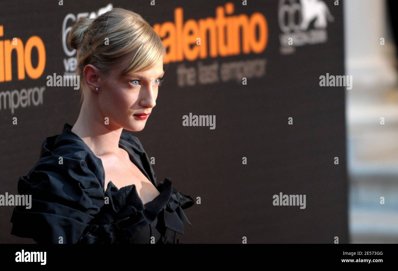Eva Riccobono arrives at the Valentino : The Last Emperor screening ...