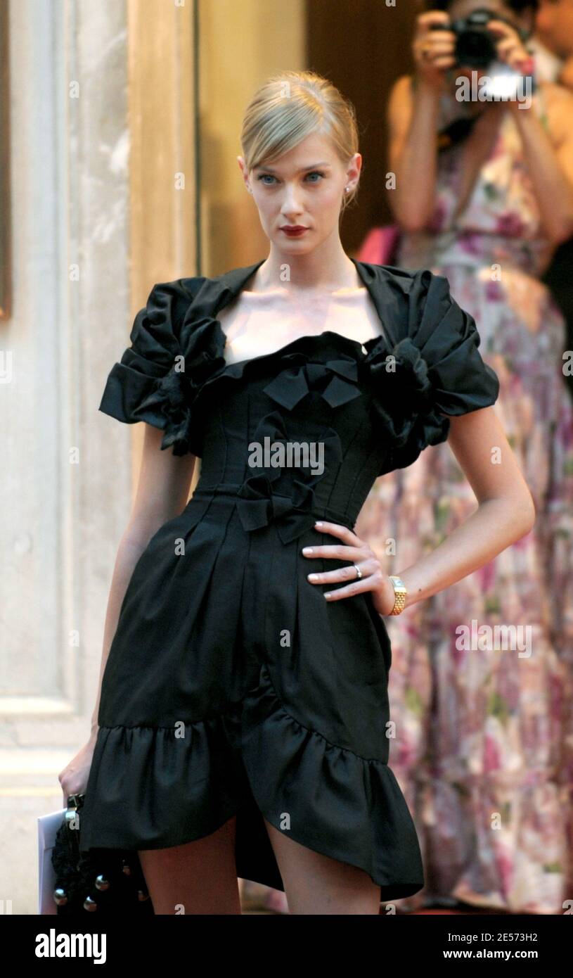 Eva Riccobono arrives at the Valentino : The Last Emperor screening ...