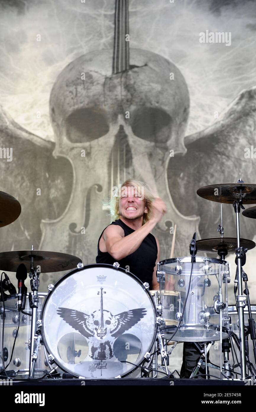 Band Apocalyptica performs live on stage during 6th edition of the ...