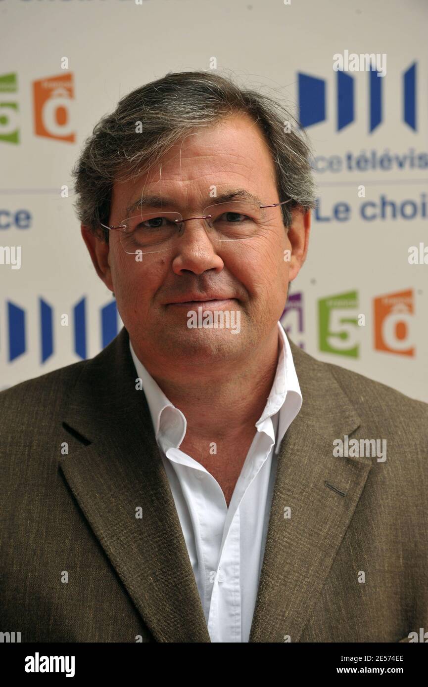 TV presenter Benoit Duquesne attends the press conference of 'France ...
