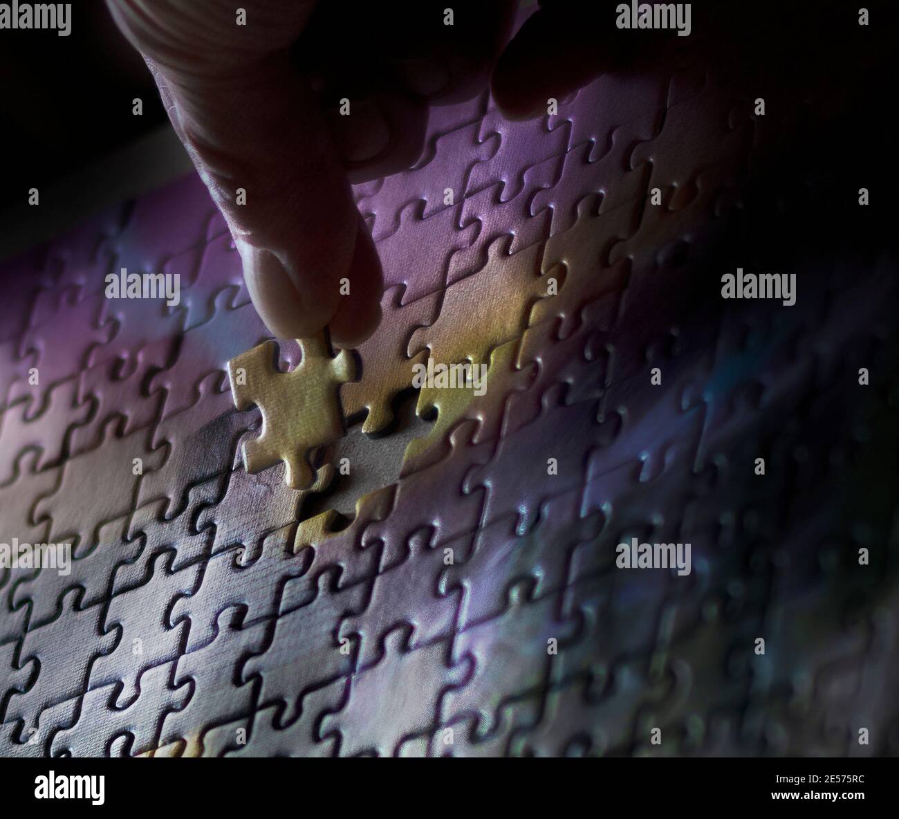 The last piece Stock Photo - Alamy