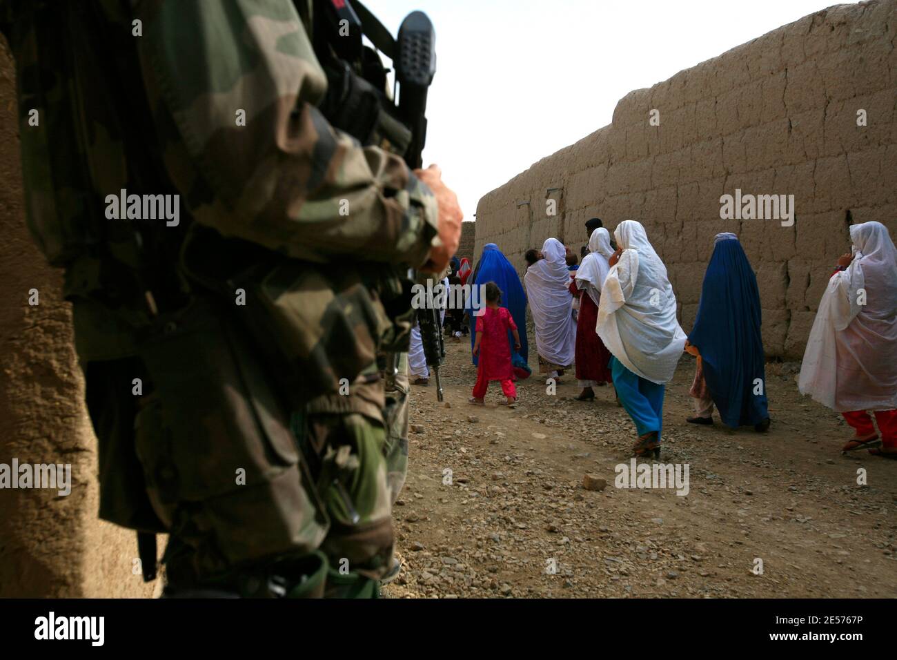 French troop of the 2nd Company, Regiment of March of Chad security ...