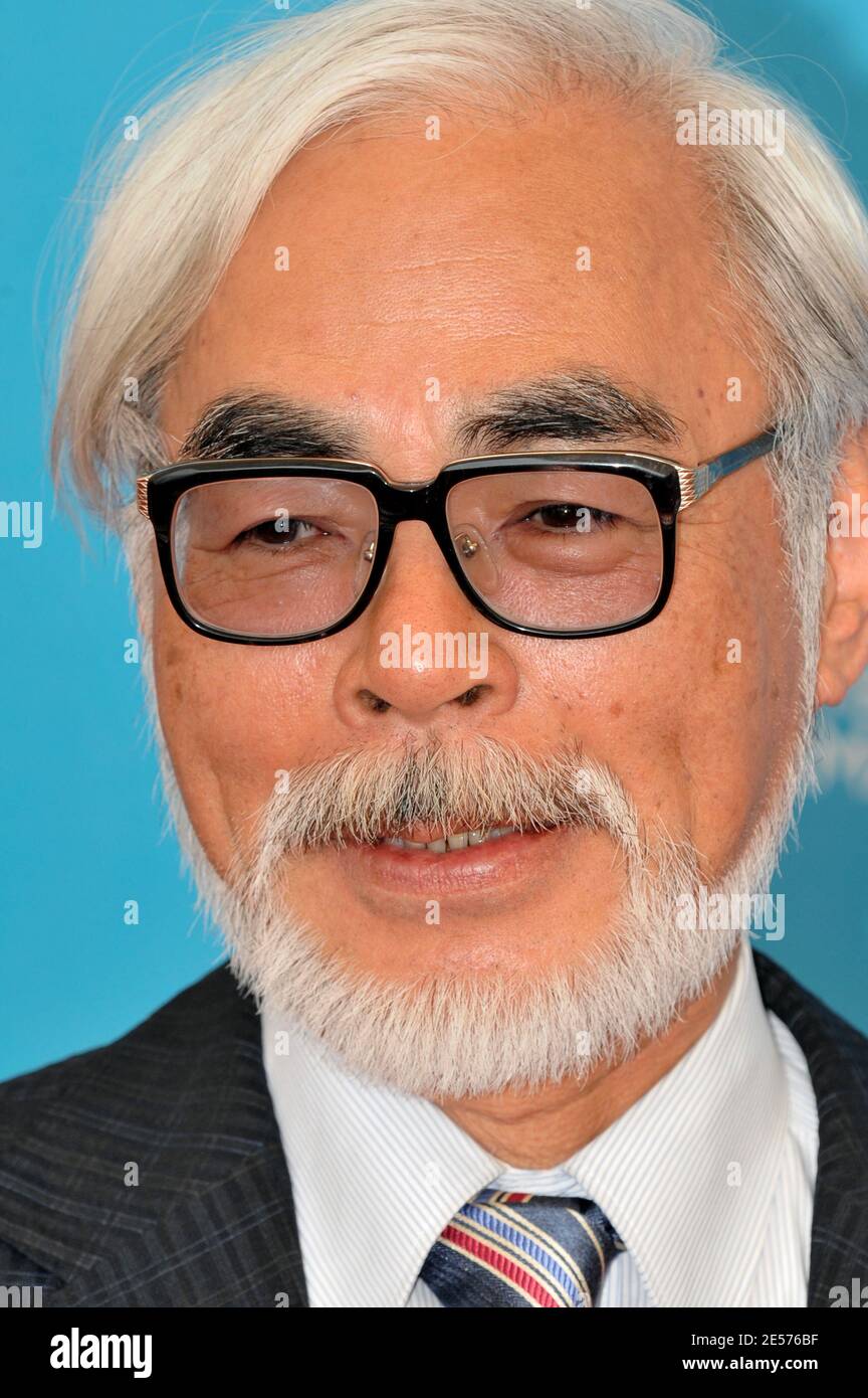Japanese director Hayao Miyazaki attends the 'Ponyo on the Cliff by the ...
