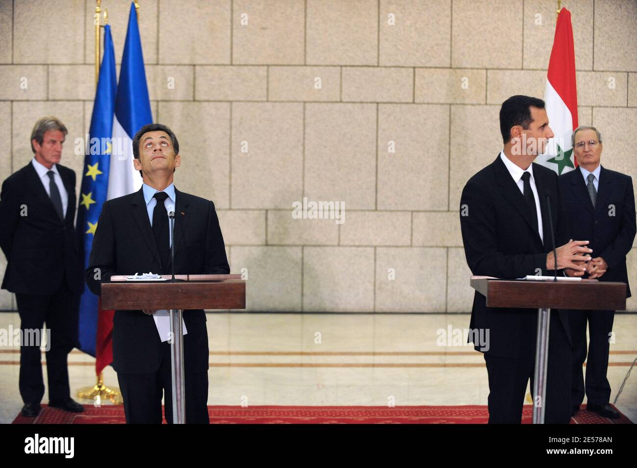 Bachar el assad damascus hi-res stock photography and images - Alamy