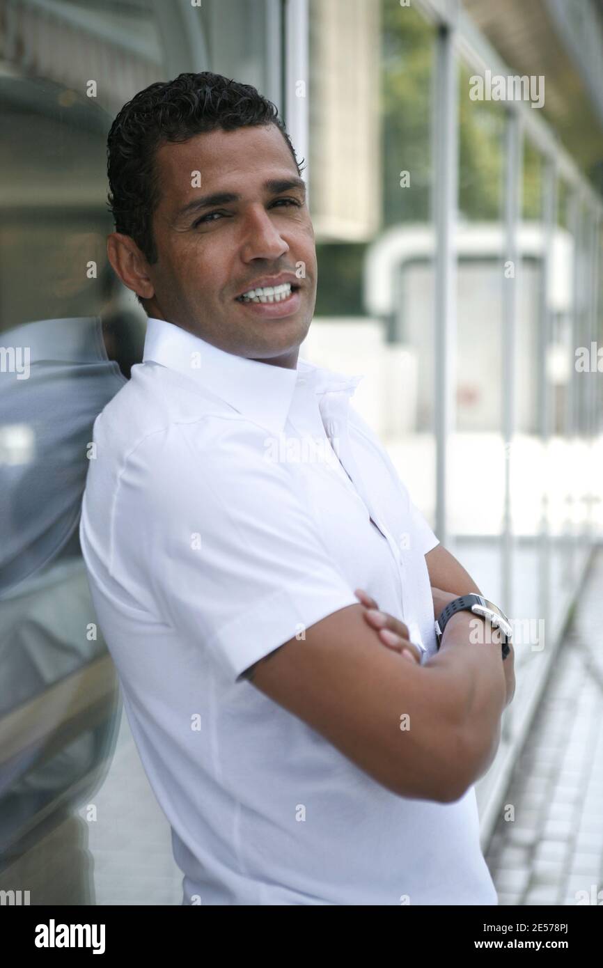 EXCLUSIVE - Former soccer player Brazilian Sonny Anderson poses in ...