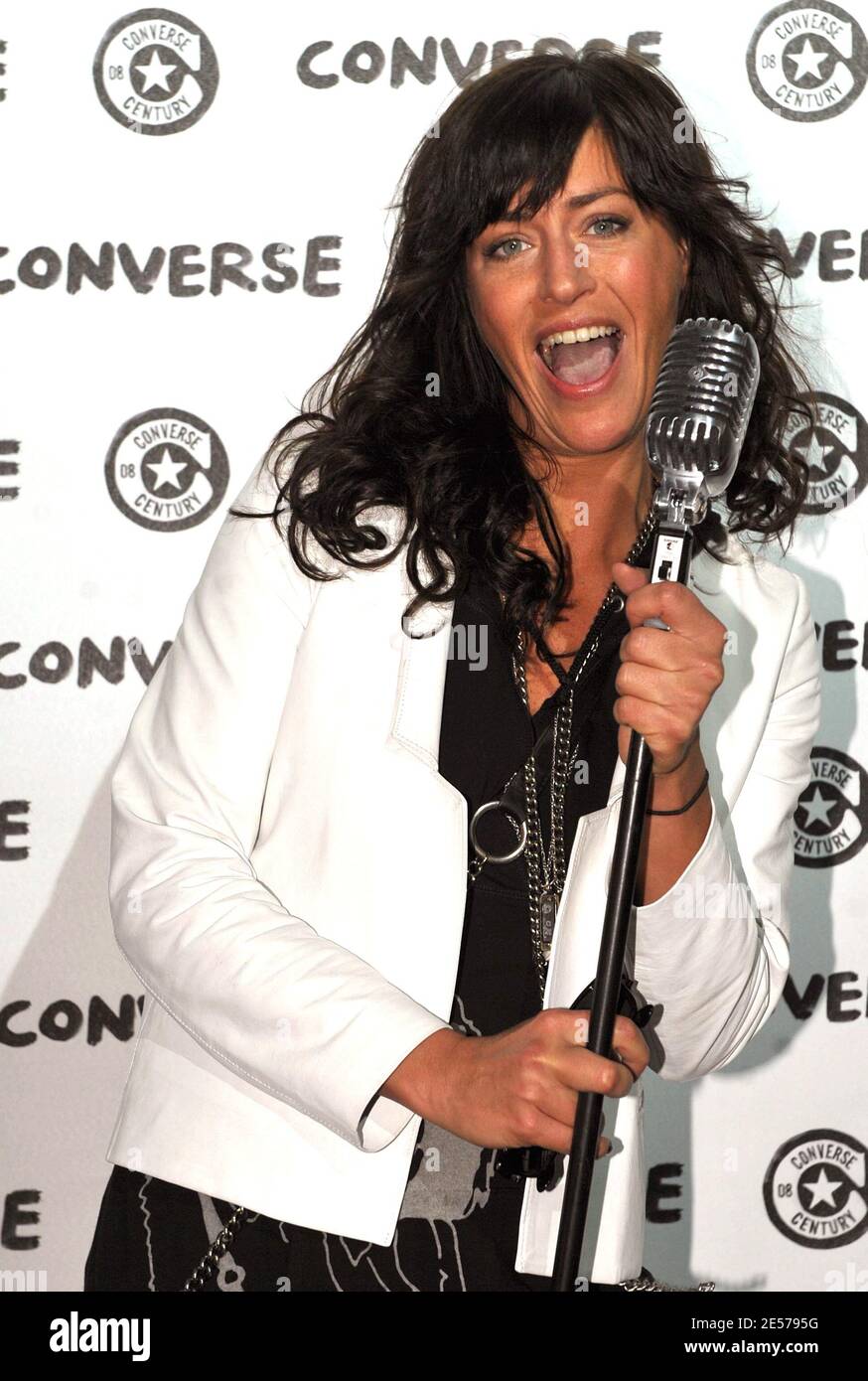 Anne Caillon attends the Converse Party at the Show Case in Paris ...