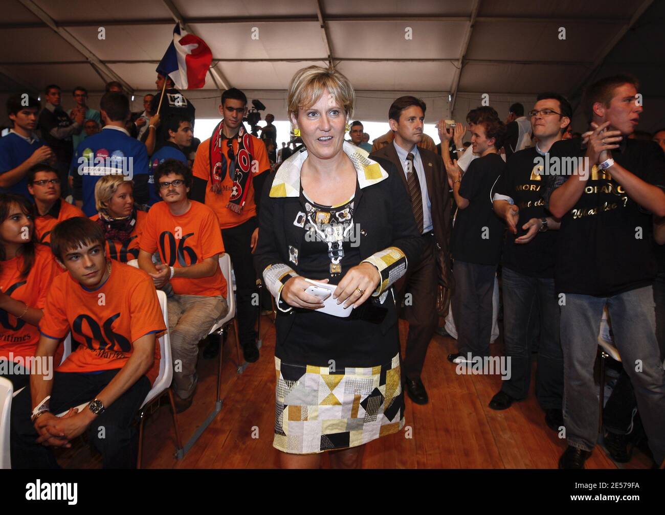 Nadine Morano attending the day one of the UMP Summer University ...