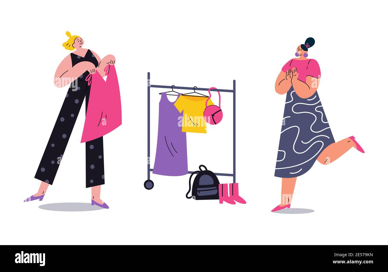 Party girls dress Cut Out Stock Images & Pictures - Alamy