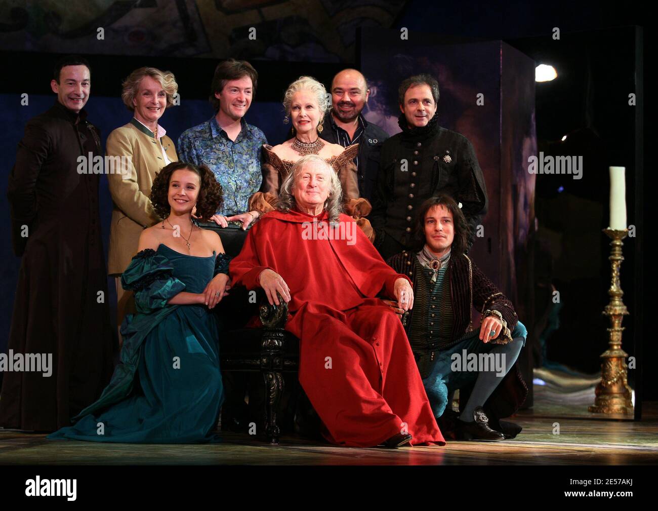 Claude Rich, Genevieve Casile, Adrien Melin and Alexandra Ansidei ...