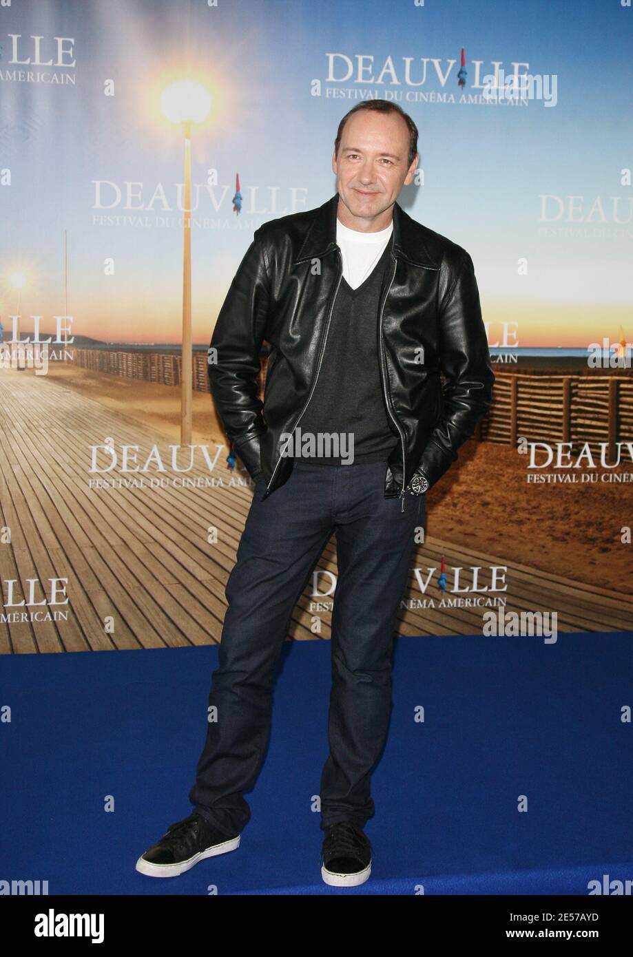 US actor Kevin Spacey poses during the photocall for 'Recount' as a ...