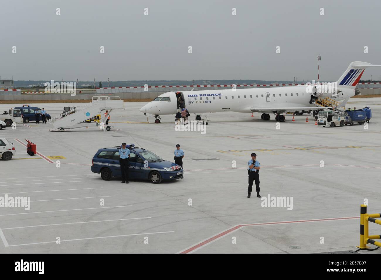 General view of new airport terminal Charles De Gaulle 2G, at Roissy ...