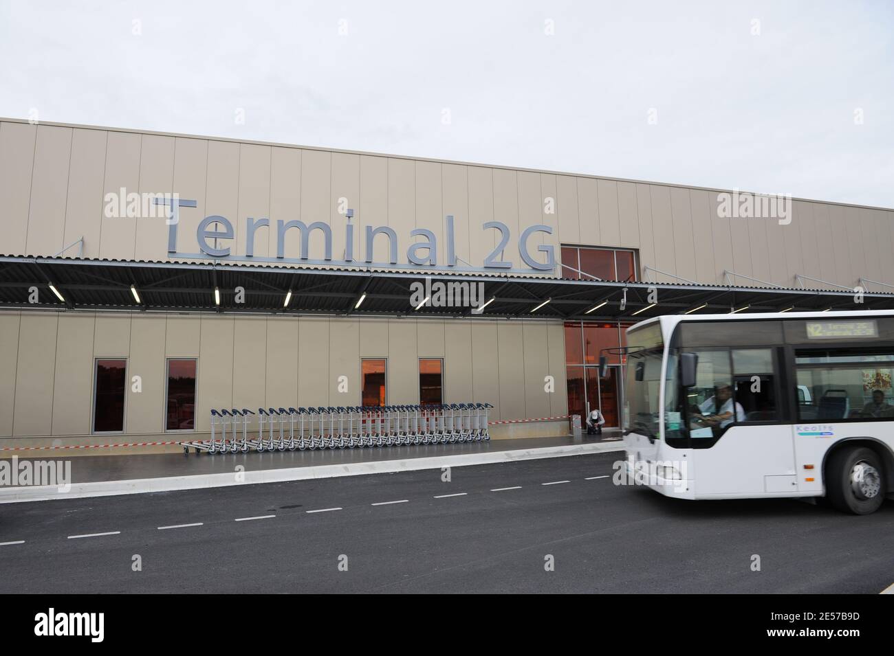 General view of new airport terminal Charles De Gaulle 2G, at Roissy ...