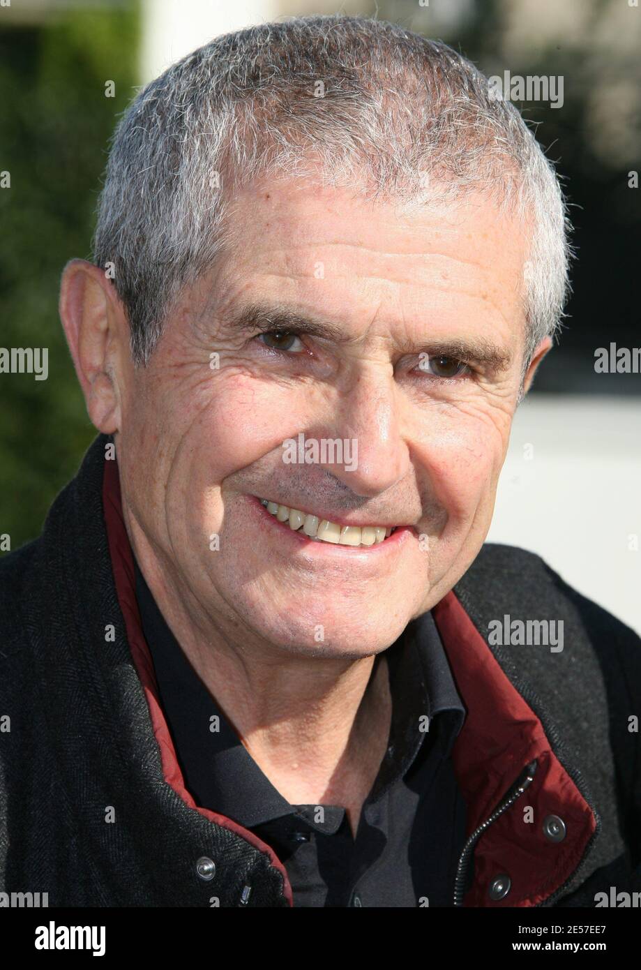 Director Claude Lelouch poses during the traditional grape harvest at ...