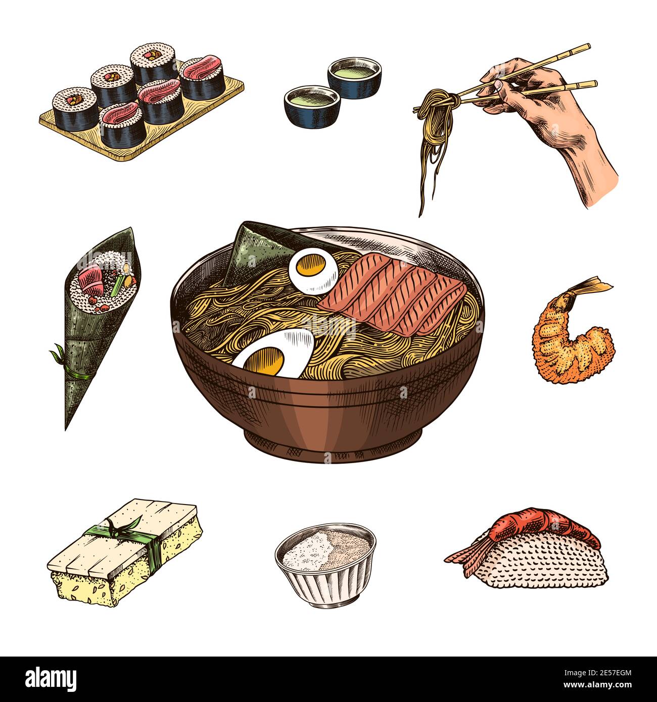 Japanese Food Art Anime