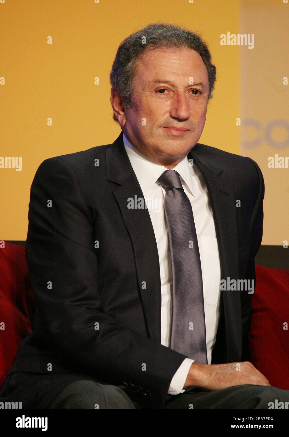TV Presenter Michel Drucker during the Nids d'Or for Nestle party held ...